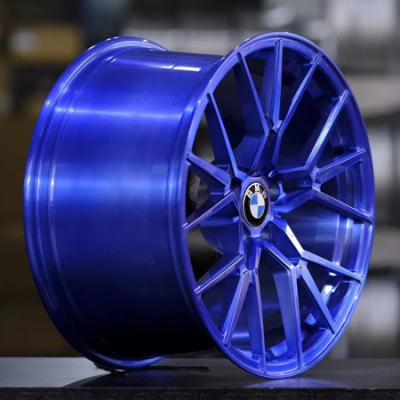 Китай BA51 Blue Forged Monoblock Rims Custom BMW Wheels 6061-T6 Aluminum продается