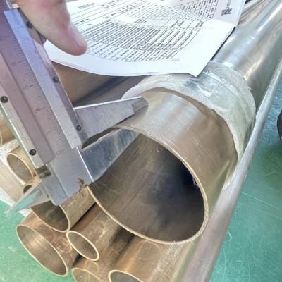 中国 CuNiの管継ぎ目が無いUNS C70600 OD 4"重量3 Mm BS 2871の一部の2表- 3 EEMUA 144 SEC.1 販売のため
