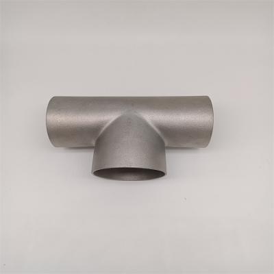China Butt-welding Equal Tee Connection Fittings Normal Clamped Silver Type Tee for sale