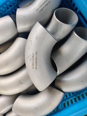 China Butt Welding Pipe Fittings UNS S31803 Duplex Stainless Steel BW Elbow 5