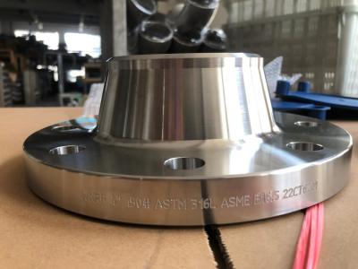 China Welding Neck Duplex Stainless Steel Flange A182 GR.F51 ASME B16.5 Class 150# for sale