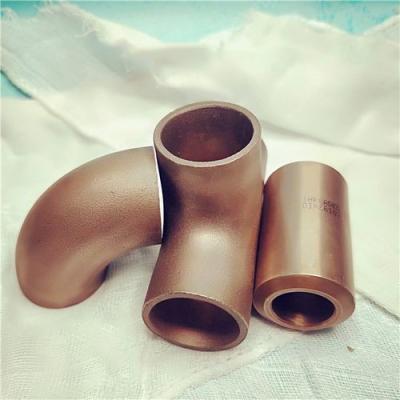 China Copper Nickel Steel Pipe Fitting Customized Size C70600 BW Elbow LR 90D SCH40 ASME B16.9 for sale