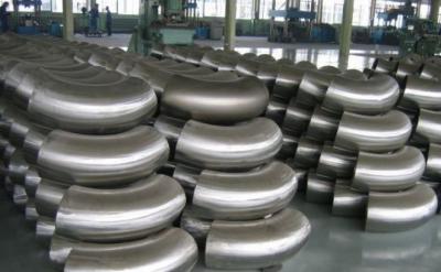 China Butt Welding Pipe Fittings Nickel Alloy Steel Elbow 180D Long Radius Bend N04400 ASME B16.9 for sale