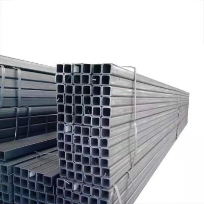 China Square Galvanized Steel Pipe Seamless Hot Dip Rectangular Steel Construction Tube for sale