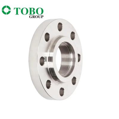 China ASTM A182 Gr F55 ASME/ANSI/ASA B16.5 SS Threaded Plate Flange for sale