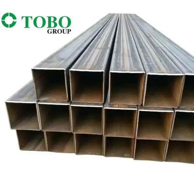 Cina Tubo d'acciaio rettangolare saldato del quadrato del carbonio del tubo 16 rettangolari di acciaio al carbonio in vendita