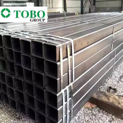 Cina Tubo d'acciaio rettangolare saldato del quadrato del carbonio del tubo 16 rettangolari di acciaio al carbonio in vendita