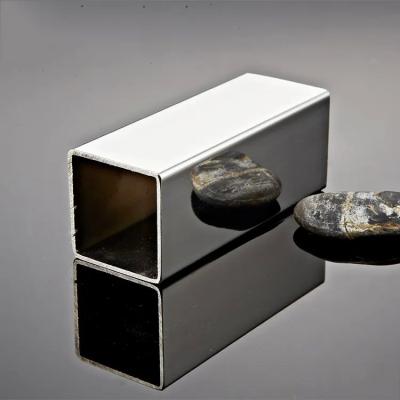 China 304/304L/310/316L Rectangular Pipe UNS20100 Stainless Steel Square Pipe Polishing for sale