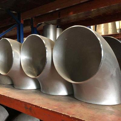 China Customized Carbon Steel And Alloy Pipe Fitting Galvanized Finish 45 / 90 Degree Elbow for sale