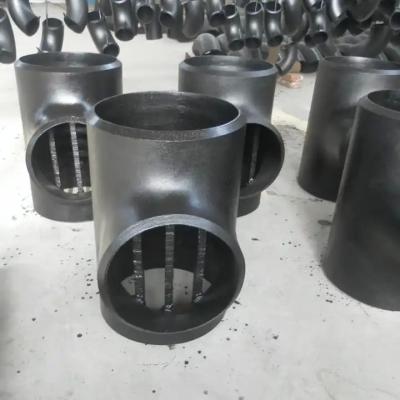 China Alloy Steel Pipe Fittings Seamless Barred Tee ASME B16.9 Nickel Alloy Monel 400 for sale