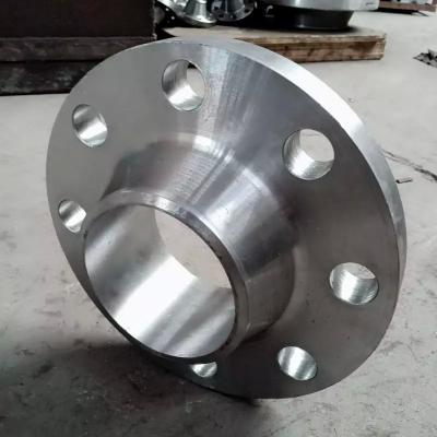 China METAL ASME B16.5 DIN Forged Weld Neck Flange Titanium Flanges/ Titanium Alloy Pure Sliver High Performance for sale