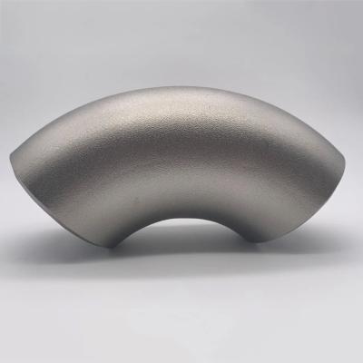 China METAL High Quality Elbow Food Grade Sanitary Stainless Steel 90 Degree Long Elbow Pipe Fittings Elbow for sale
