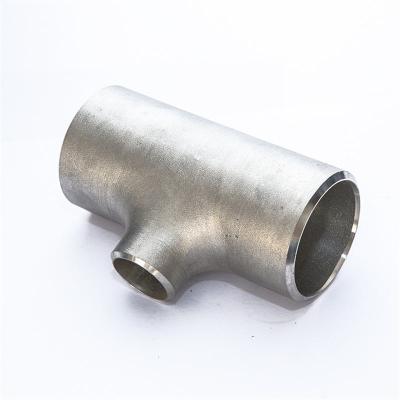 China ASTM A312 Super Duplex Stainless Steel Reducing Tee, UNS S31254 (254SMO) for sale
