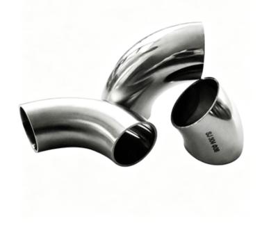China Polished 304 Stainless Steel Elbow, 90 Degree Butt Weld Fitting for Plumbing for sale