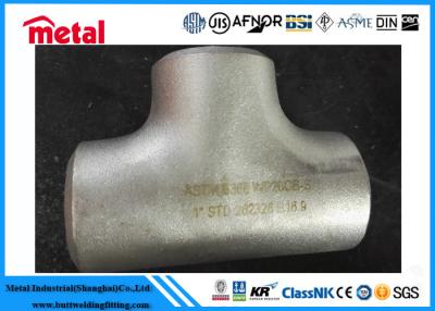 China Seamless Nickel Alloy Steel Equal Tee ASTM B366 WP20CB - W Pipe Fittings for sale