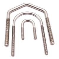 China Bending Machine M24 Cold Forging SS316 Square U Bolt for sale
