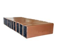 China Refrigerator Rectangular C11000 T2 Copper Nickel Pipe for industry for sale
