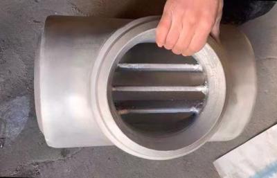 중국 ASTM B16.9 A403 WP316L 6 Ｘ 4 Sch40 스테인리스강관 빗장걸린 Tee 판매용