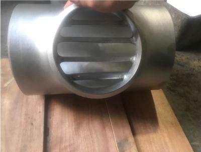 중국 ASTM B16.9 이중 스테인리스강관 빗장걸린 Tee UNS S31803 / 2205 6 Ｘ 6 SCH80 판매용