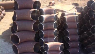 China Seamless Butt Welding  90° Length Radius Elbow  4”SCH-80   ASTM A815 UNS S31803 for sale