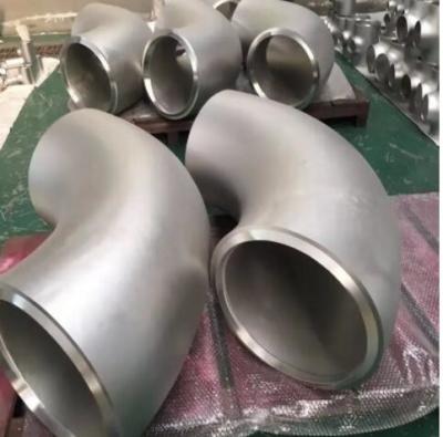 China Seamless Butt Welding  90° Length Radius Elbow  6”SCH-STD ASTM A815 UNS S31803 for sale