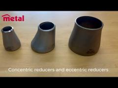 Fittings di saldatura a nastri metallici Reduttore concentrico in acciaio inossidabile EN10311 Per l'industria aerospaziale