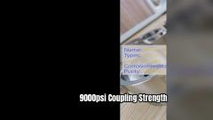 Forged Nickel Alloy Coupling 9000psi Socket Weld