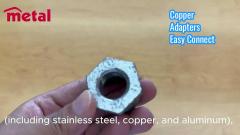 Copper Adapters (Male & Female) | Threaded Pipe Connectors