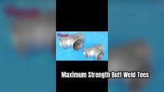 Butt-Weld Industrial Pipe Tees | Heavy-Duty Piping