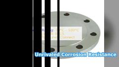 Duplex Steel Blind Flange Corrosion Resistance