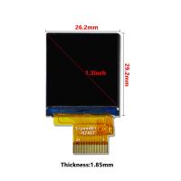 China 1.3 Inch IPS TFT LCD Display Module 240x240 High Brightness 300 cd/m² for sale