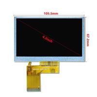 China 4.3 Inch TFT LCD Module 480x272 RGB Interface Custom Display 350 cd/m² for sale