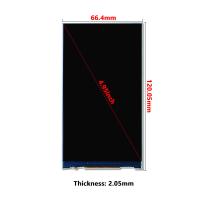 China Military 5 Inch IPS TFT LCD Display Module 480x854 Pixels 450 Nits MIPI 40 for sale