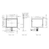 China 8.4 Inch Industrial Capacitive Touch Screen USB Multi Touch 10 Points G+G for sale