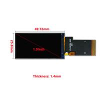 China 1.9 Inch IPS TFT LCD Display 600 Nits High Brightness MCU Interface 170x320 for sale