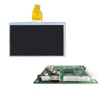 China 7 Inch 1024x600 IPS Display with HDMI VGA CVBS Controller Board 12V for sale