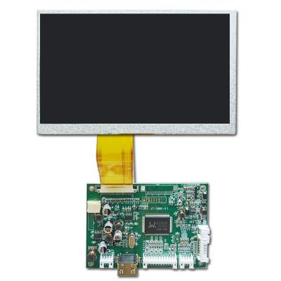 Cina schermo LCD da 7 pollici 1024*600 con scheda RGB a HDMI in vendita