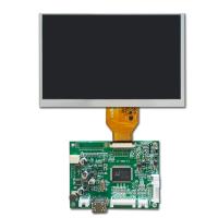 China 7 Inch 800x480 TFT LCD Display with HDMI VGA Driver Board 12V for sale