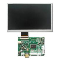 China 7 Inch HDMI LCD Panel 1024x600 with Controller Board VGA CVBS Input for sale