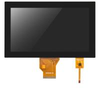 China 7 Inch TFT Resistive Touch Screen module 800x480 Resolution RGB for sale