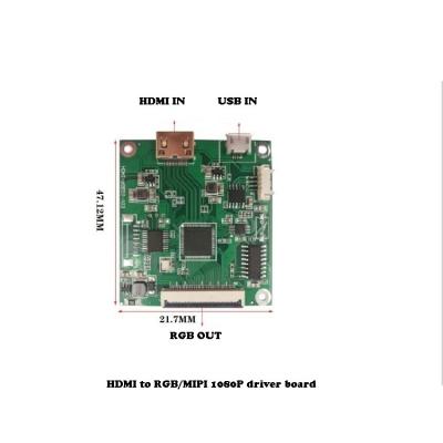 China motorista de tela Board Hdmi Mipi dos módulos da exposição de 2.1in 480x480 LCD 1080p à venda