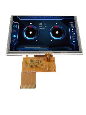 Cina 40 pannello di tocco LCD a 5 pollici dell'esposizione industriale del touch screen di Pin 800x480 in vendita