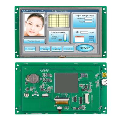 China 7 lêndea 1000 industrial do monitor do tela táctil da polegada HMI Smart TFT LCD com controlador à venda