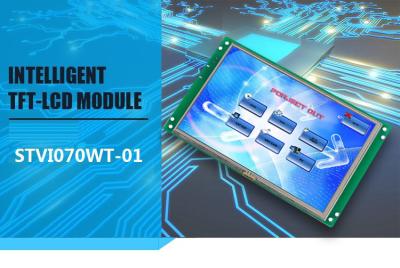 China 7 lêndea 1000 industrial do monitor do tela táctil da polegada HMI Smart TFT LCD com controlador à venda