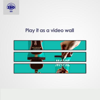 Китай дисплей Lcd Адвокатуры простирания Signage 1920x360 цифров андроида 28Inch ультра широкий продается