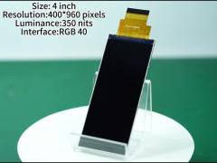 3.99 inch Bar Type LCD Display Hoogresolutie IPS LCD Display paneel