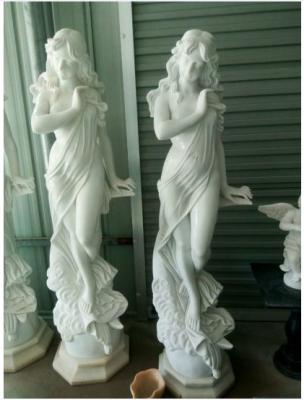 China Carving Stone Statue Marble Sculpture for Garden Decoration for sale