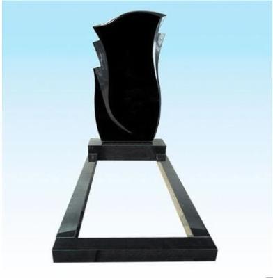 China Black Granite Tombstone for sale