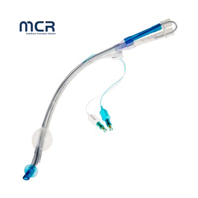 China Medical Consumables PVC Endotracheal Tube Manufacturer Double Lumen Endobronchial Tubes with Camera for sale