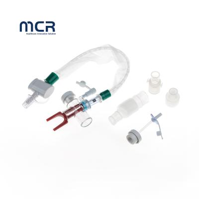 China Health Care Disposable  Closed Suction System with Aotomatic Flushing T Piece Medical Use 72hrs for Adults for sale